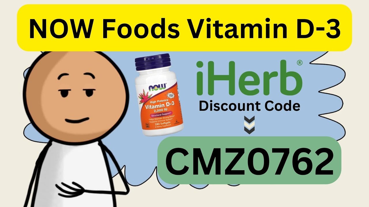 Boost Your Health with NOW Foods | Vitamin D-3 iHerb Product Review- Discount Code CMZ0762 ...