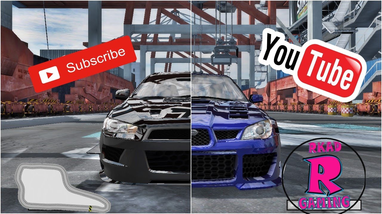 Mitsubishi Lancer Evo X VS Subaru WRX STI In NFS Prostreet - YouTube