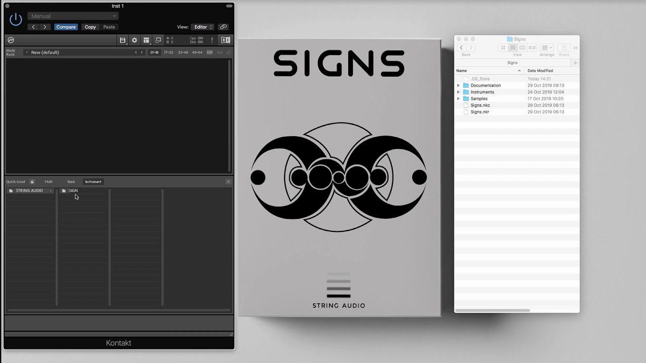 STRING AUDIO - KONTAKT QUICKLOAD TUTORIAL - YouTube