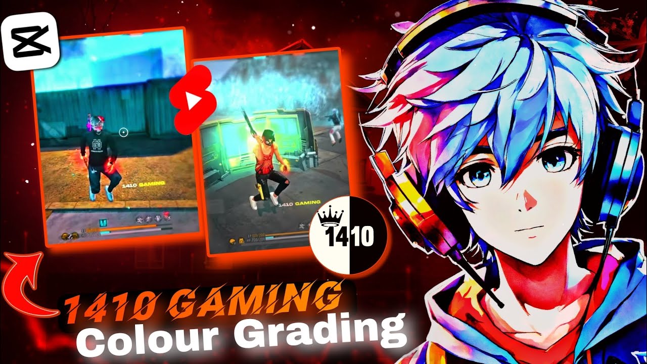 @1410gaming Colour Grading Tutorial In Capcut || FreeFire Montage Shorts Editing Tutorial 🔥 ...