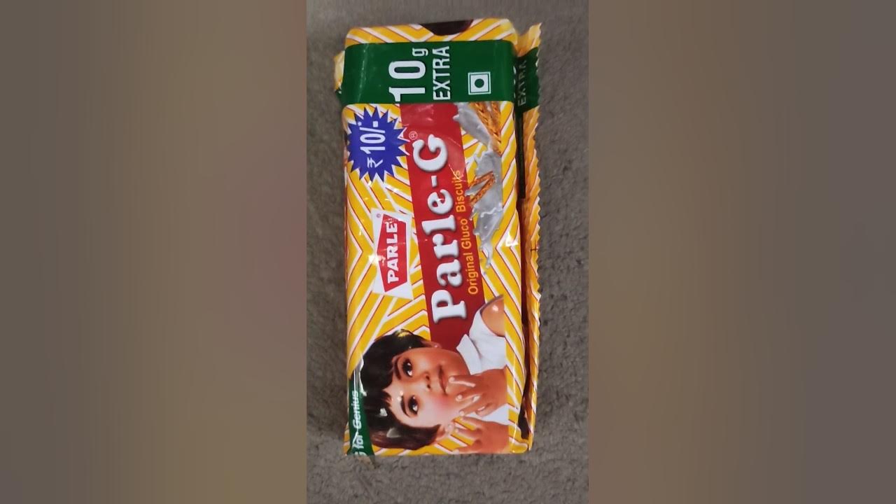 # PARLE# Parle.G Original Glucose Biscuits 10g EXTRA Net wt -90g+10g EXTRA=100g MRP-10/- - YouTube