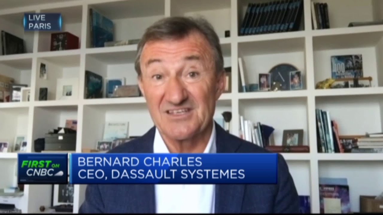 Dassault Systemes CEO discusses it's second quarter revenue - YouTube