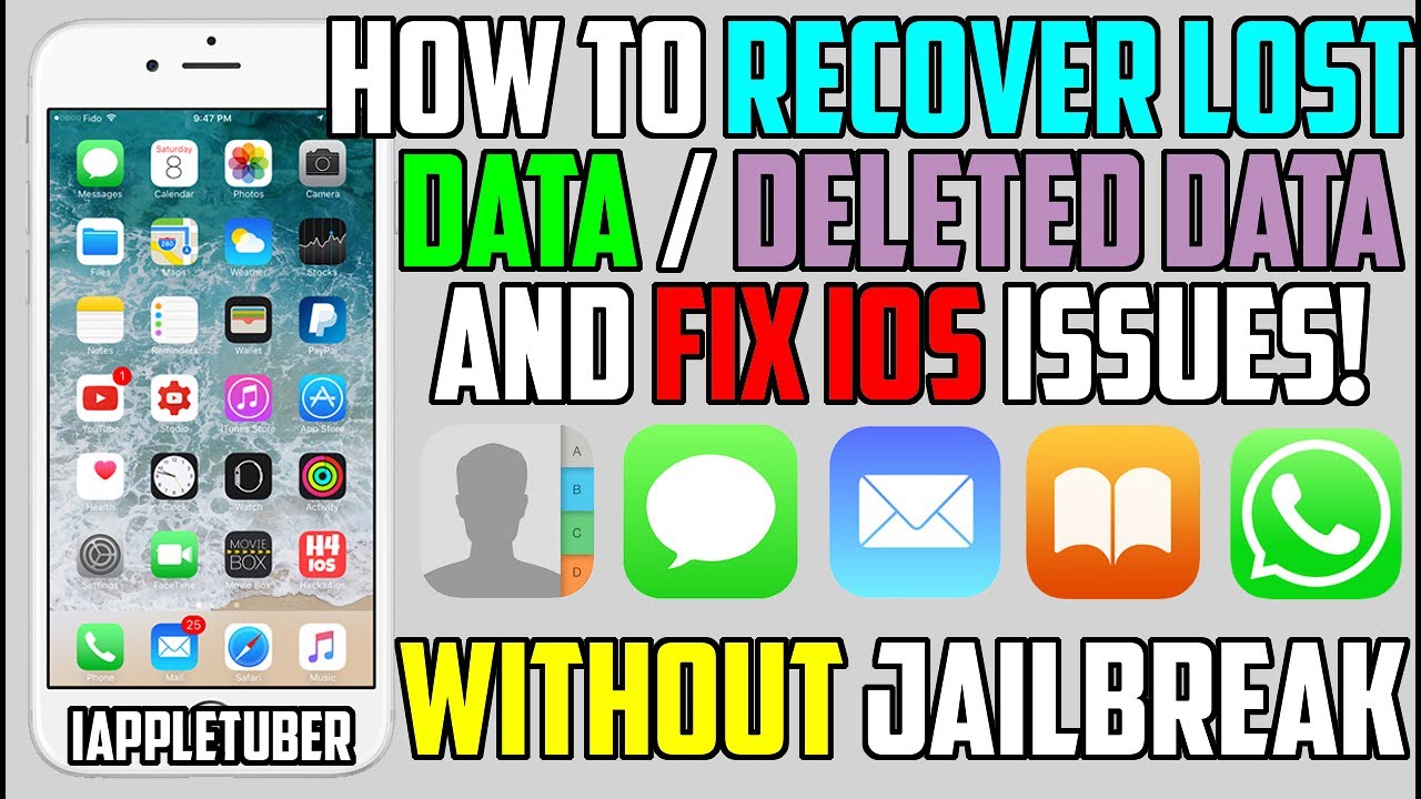 How To Recover LOST / Deleted Data / Fix iOS Issues ( Videos, Photos ...