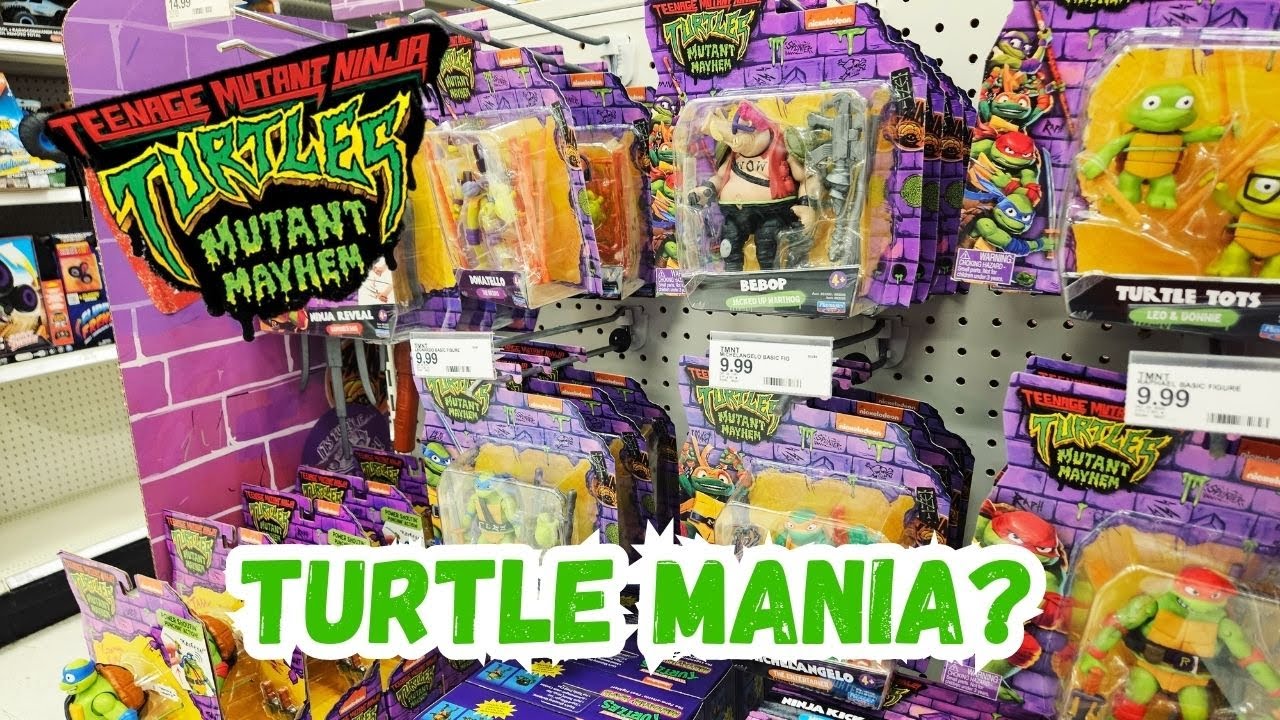 TURTLE MANIA! TOY HUNT for TMNT Mutant Mayhem and NECA at Target! - YouTube