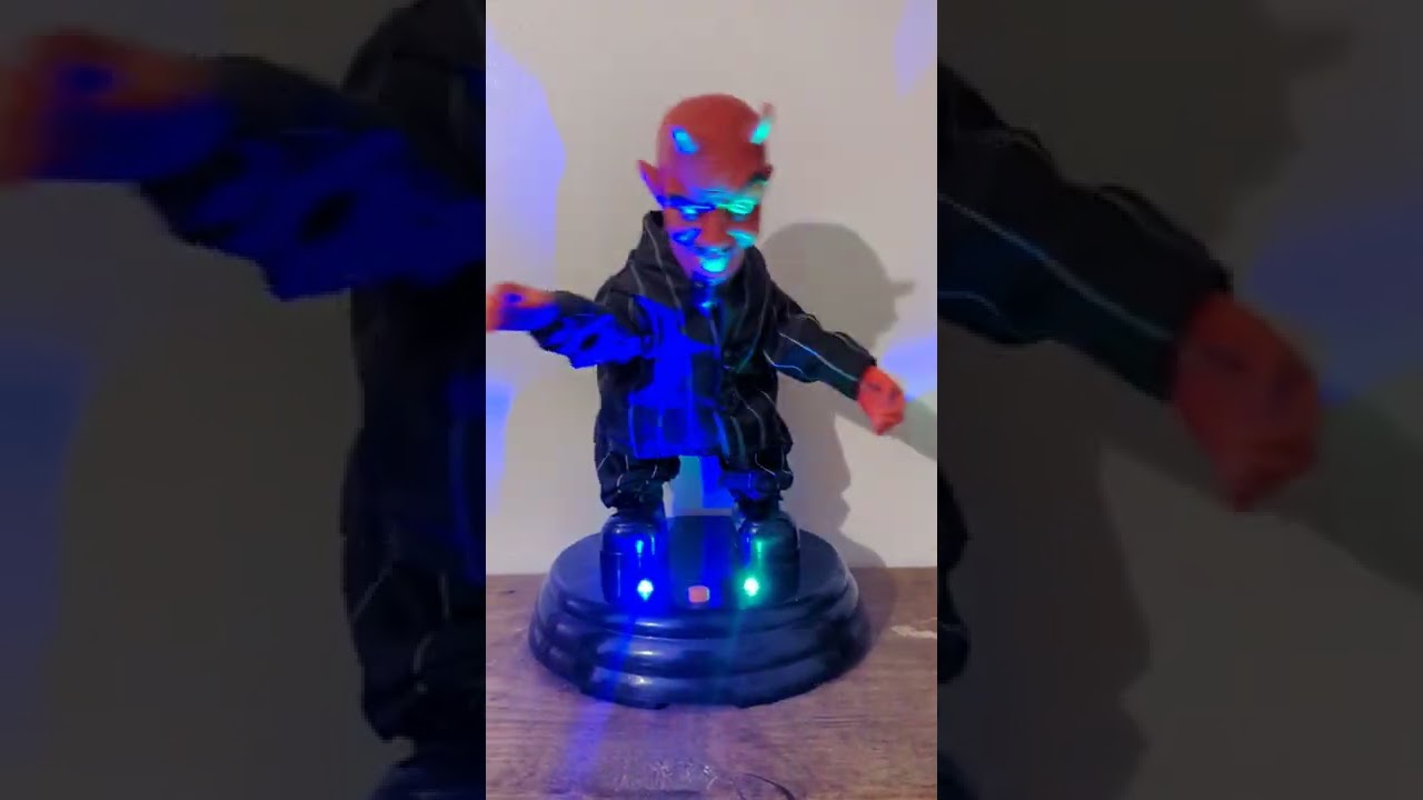 Gemmy Grave Raver Devil Rare Animated Halloween - YouTube