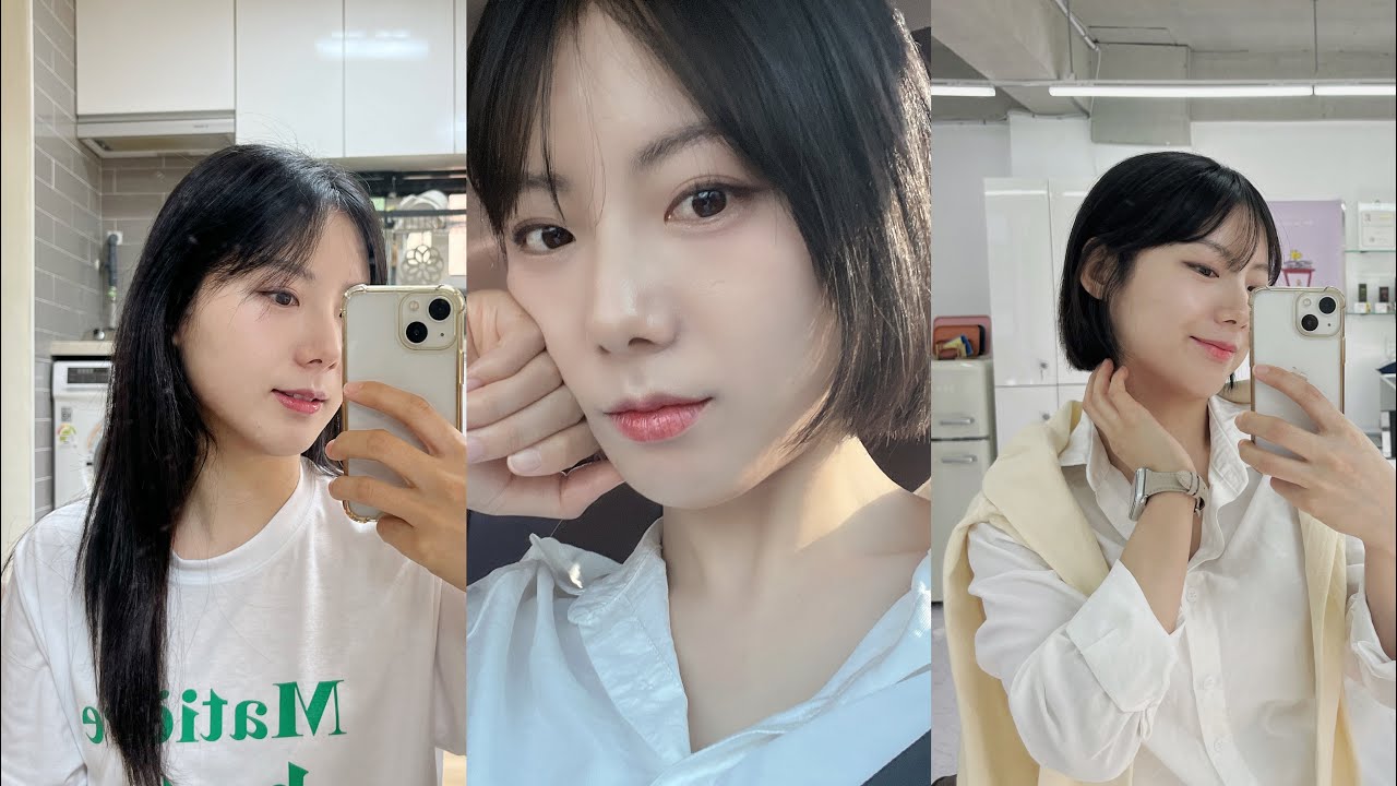 3년 기른 머리 단발v Log 머리 기부하기 Youtube