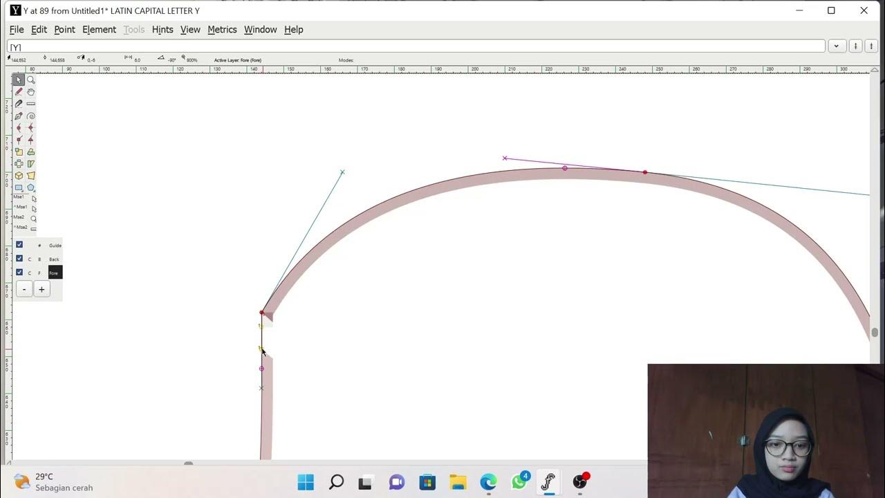 Membuat Font Dengan Menggambar Langsung Glyph Setiap Karakter Font di Aplikasi FontForge - YouTube