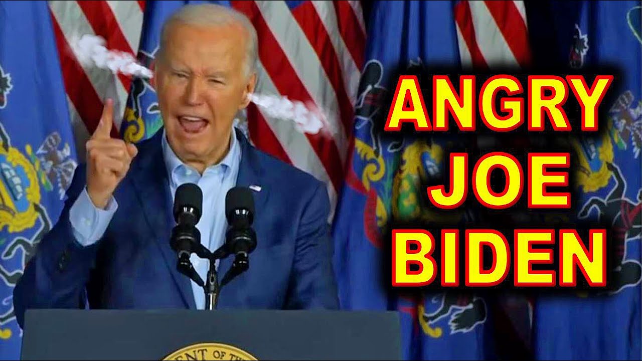 Lyin' Joe Biden YELLING & SCREAMING in Scranton..... - YouTube