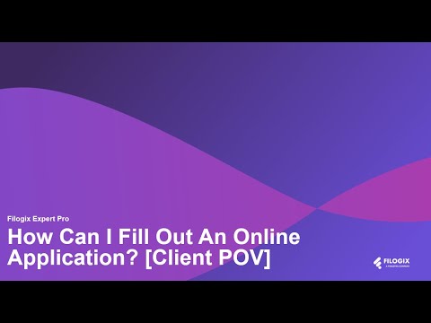 How Can I Fill Out An Online Application? [Client POV] - YouTube