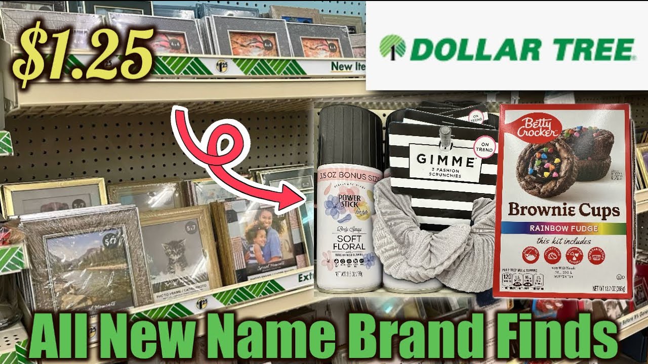 DOLLAR TREE🚨 NEW UNBELIEVABLE NAME BRAND FINDS FOR $1.25‼️ #dollartree ...