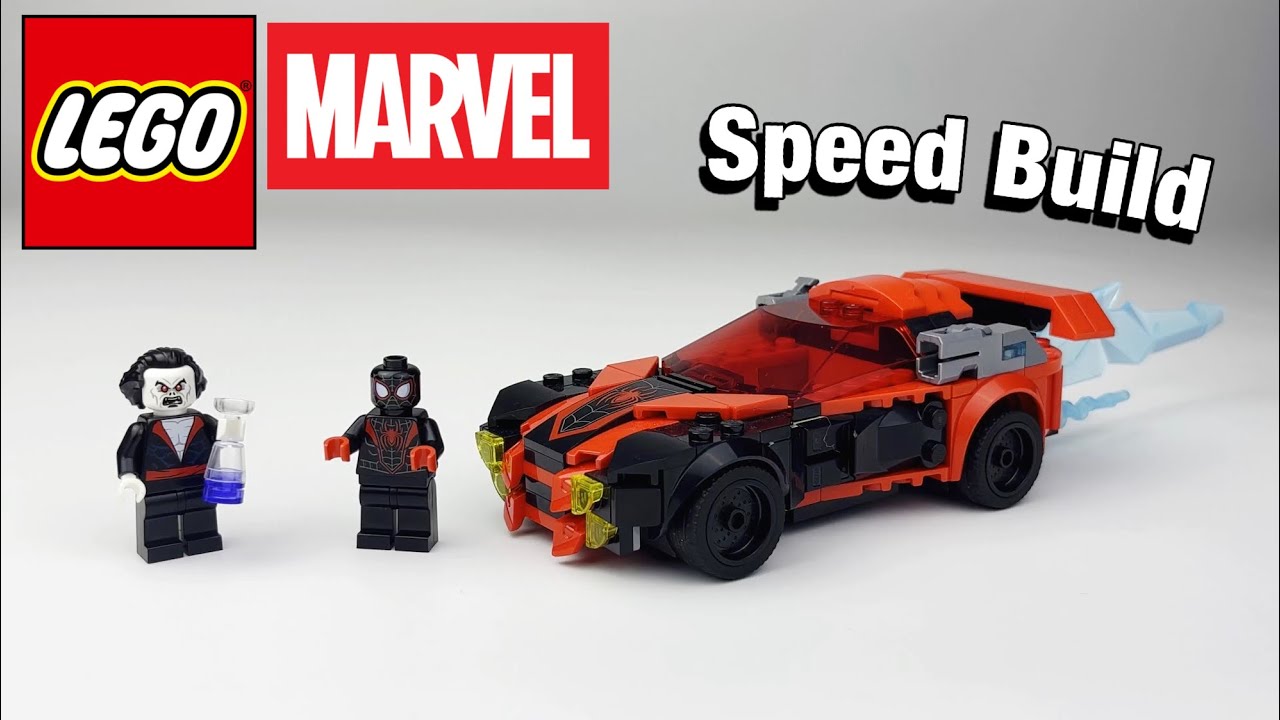 LEGO (76244) MARVEL: Miles Morales vs. Morbius - Unboxing - Speed Build ...