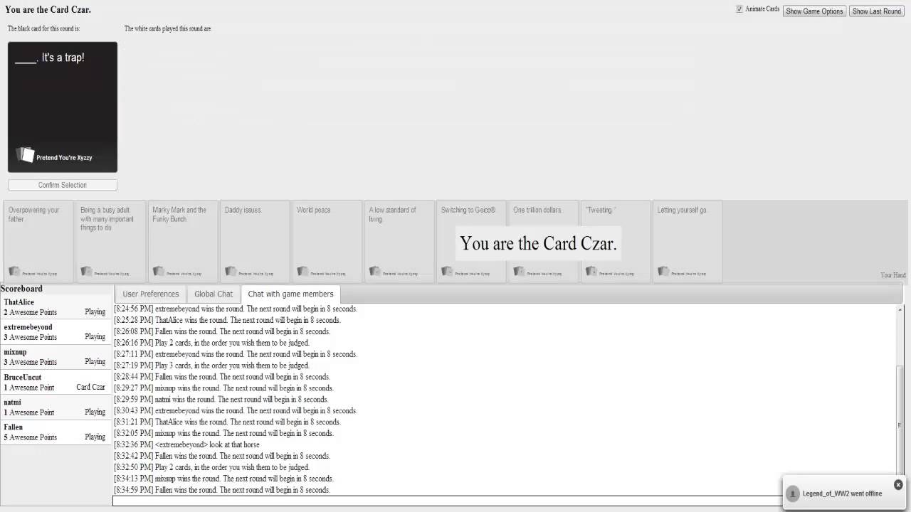 Pretend You re Xyzzy Round 1 Maz And ThatAlice YouTube Pretend You re Xyzzy Round 1 Maz And ThatAlice YouTube