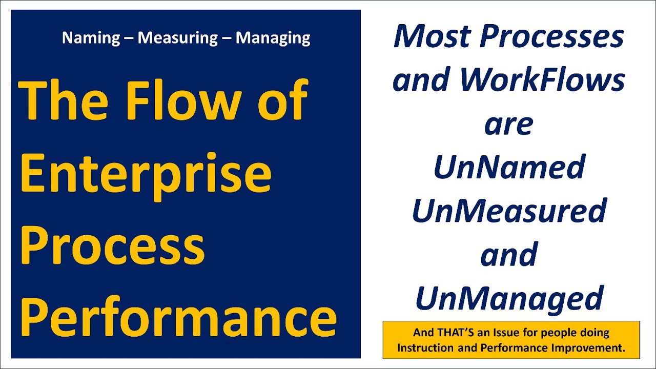 The Flow of Enterprise Process Performance - YouTube