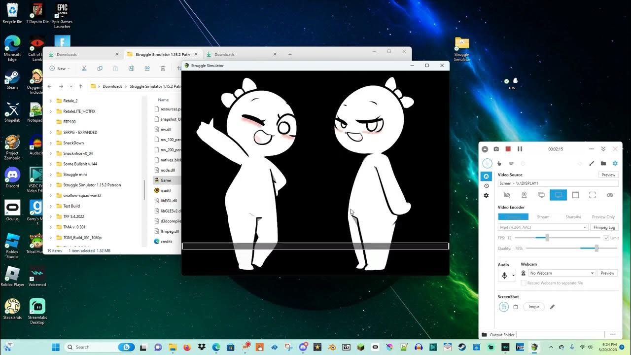 twins and dice cheat (struggle simulator) - YouTube