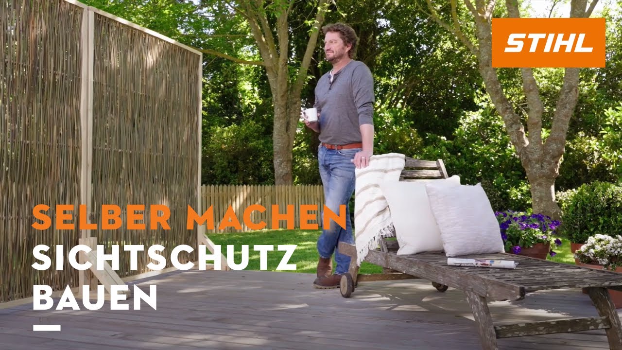 Sichtschutz Selber Bauen Stoff
