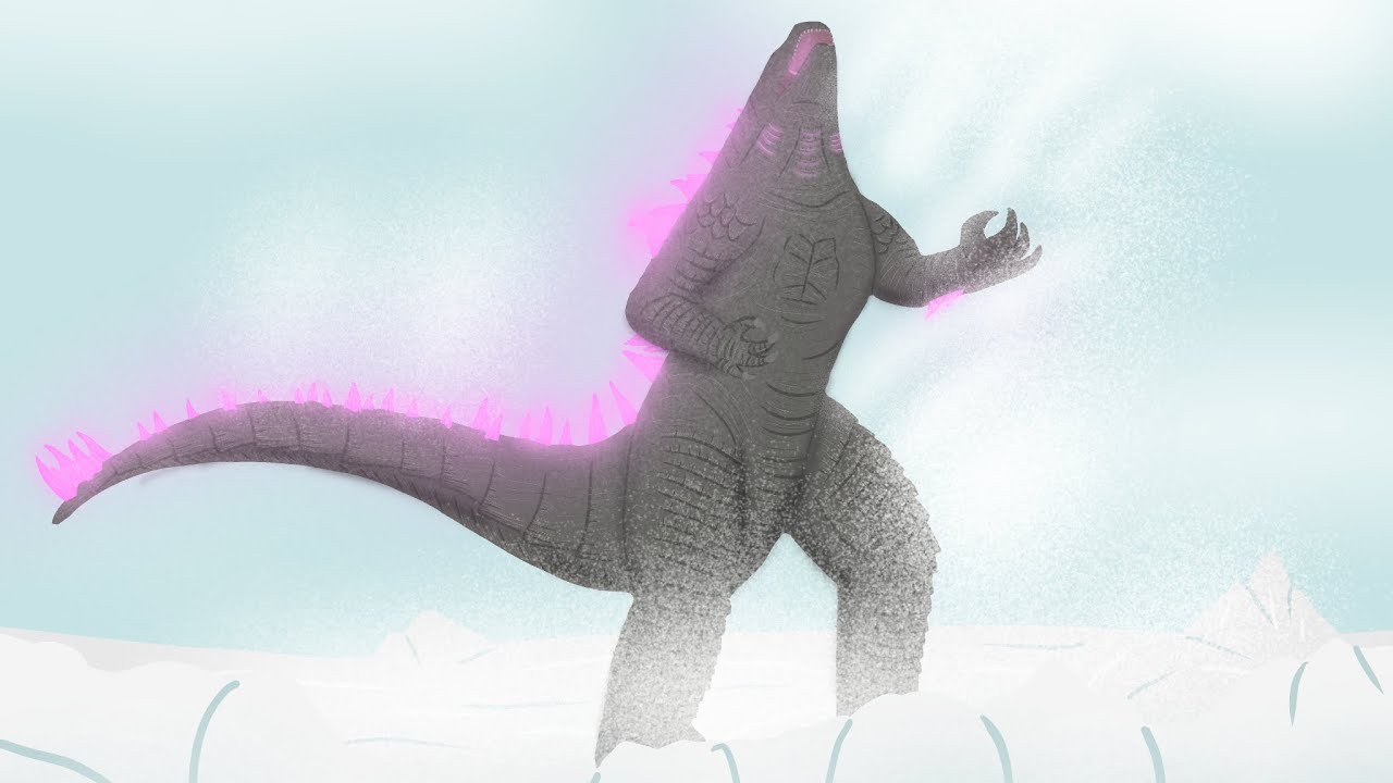 Drawing Evolved Godzilla - YouTube