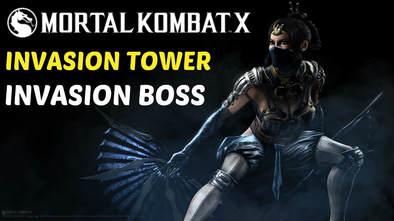 Mortal Kombat X - Invasion Tower & Invasion Boss Gameplay (60fps) - YouTube