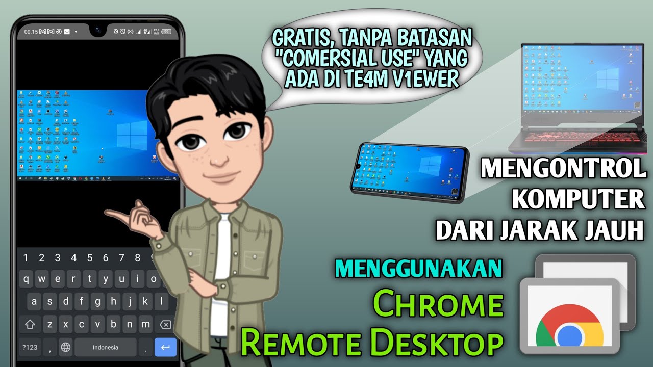 Mengontrol Komputer dari Jarak Jauh Menggunakan CHROME REMOTE DESKTOP ...