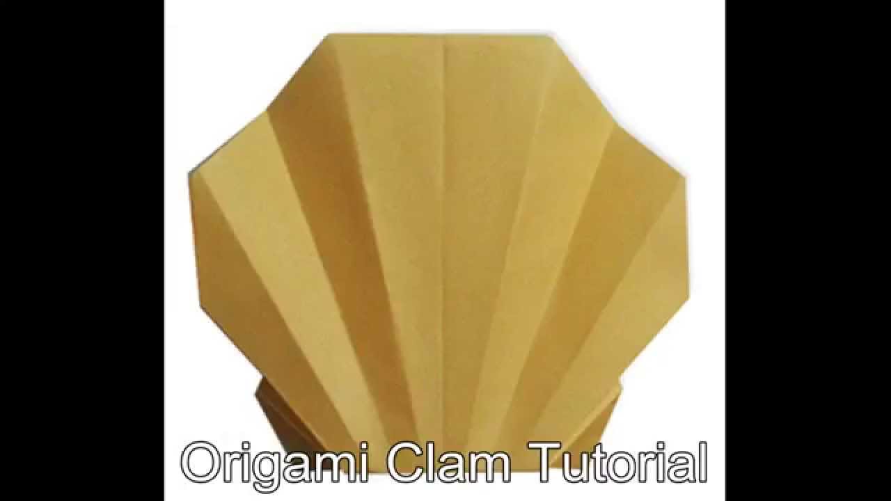 Origami Clam Tutorial - YouTube