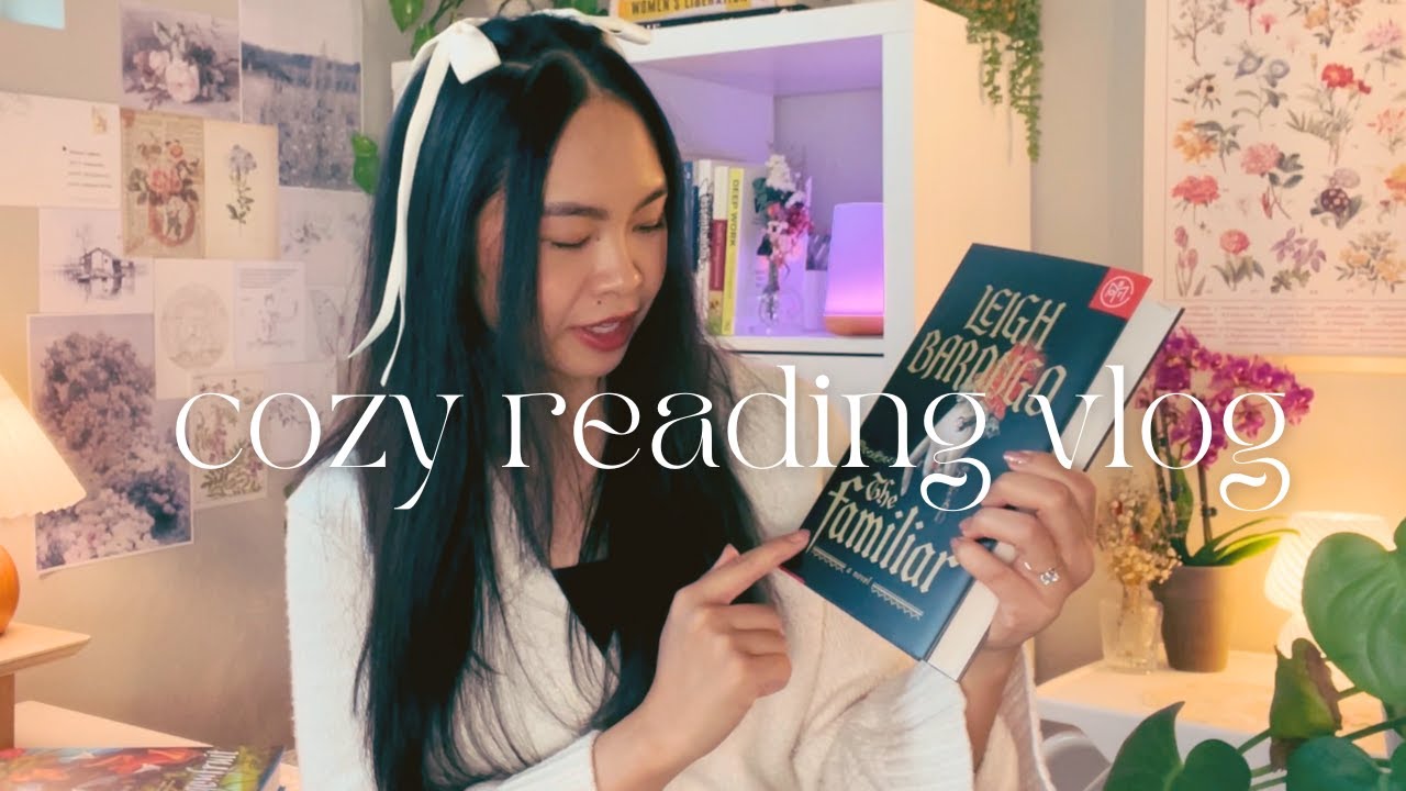cozy reading vlog reading challenge, book mail, annotating books - YouTube