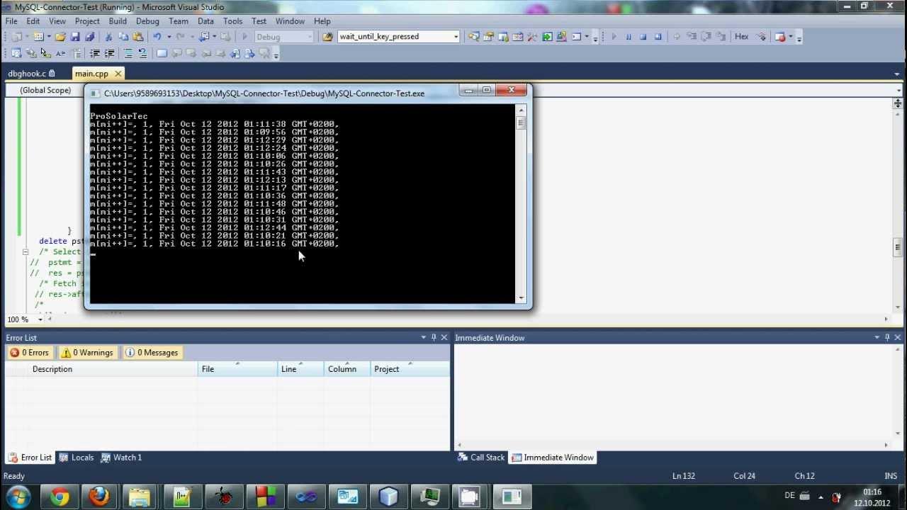 My C++ And Mysql Task - Youtube