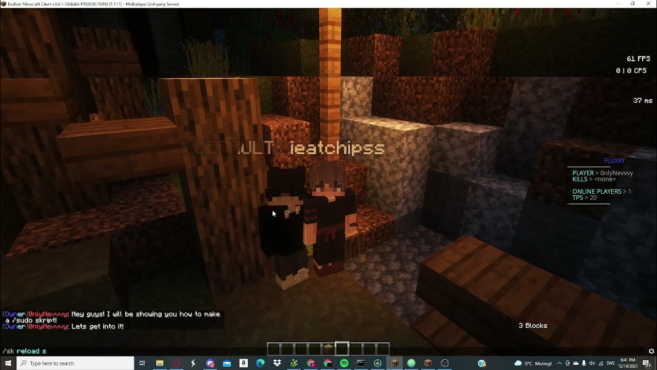 Minecraft Skript Tutorial #4How to make a /sudo command! #skript # ...