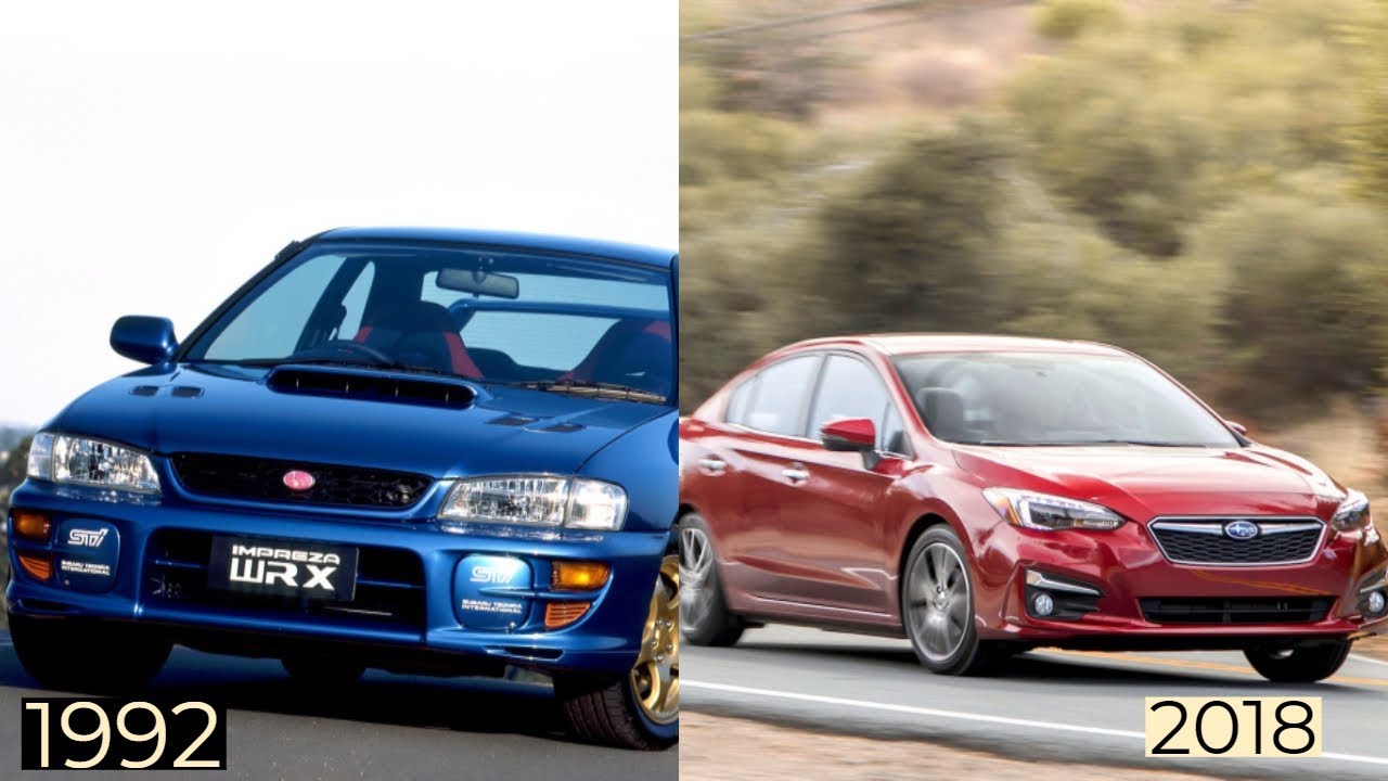 Subaru Impreza Through The Years - YouTube