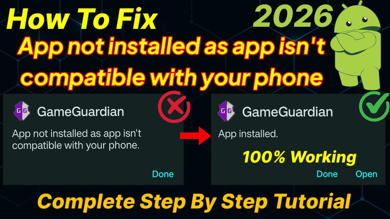 How To Fix App Not Installed As App Isn't Compatible With Your Phone ...
