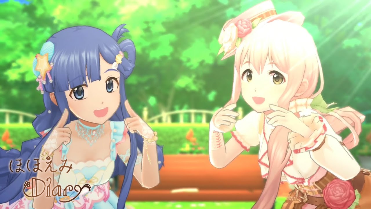 「デレステ」ほほえみDiary (Game ver.) 浅利七海、西園寺琴歌 SSR - YouTube