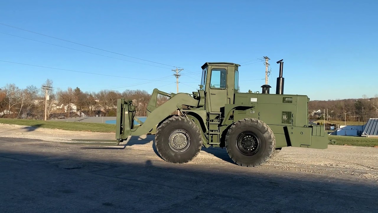 FOR SALE International Harvester M10A Rough Terrain Forklift - YouTube