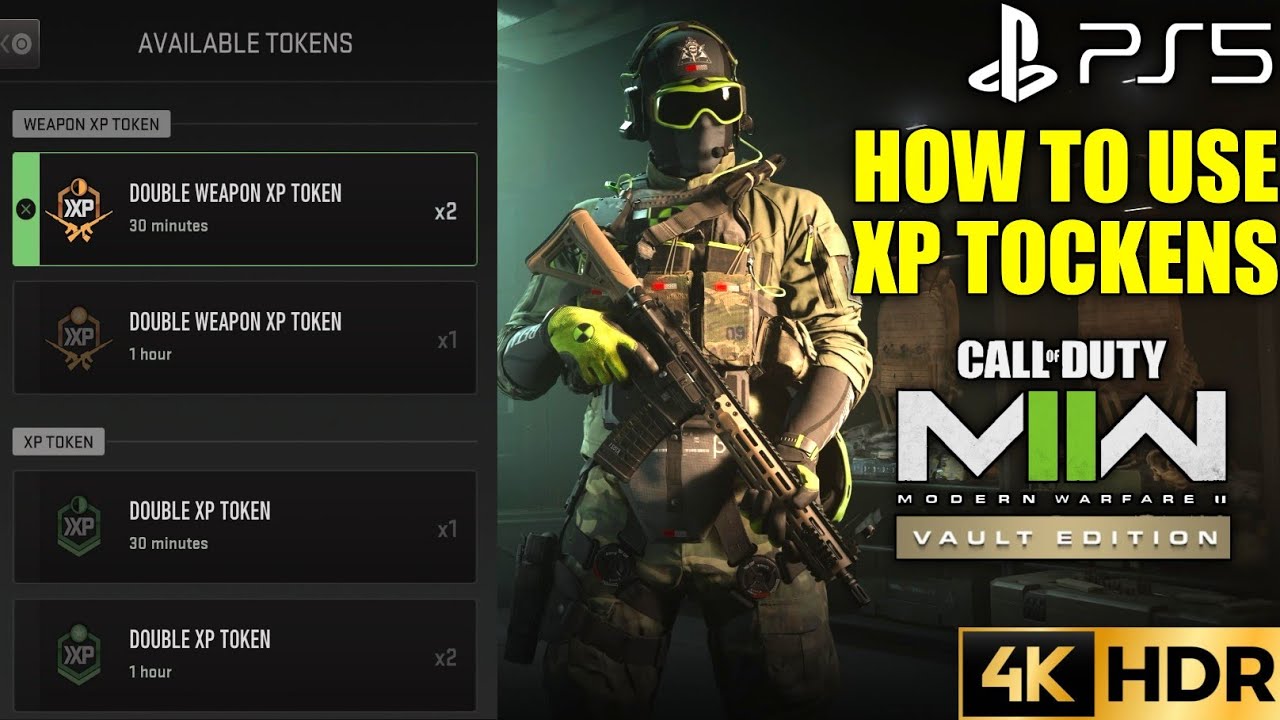 How to Use Xp Tokens MODERN WARFARE 2 Use XP Tokens | MW2 How to use XP ...