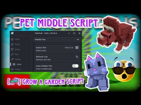 [ PET MUTATION 🧬 ] PET FREEZE SCRIPT 🔥 | GROW A GARDEN 🦕 | MOON CAT ...
