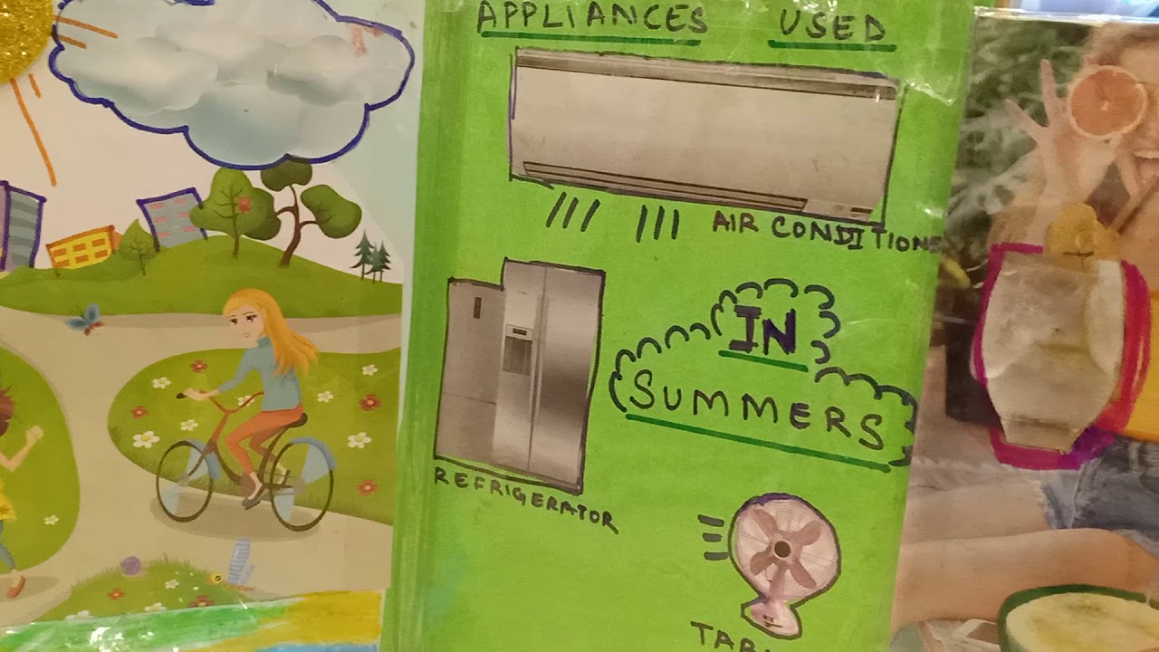 School project on summer season - YouTube