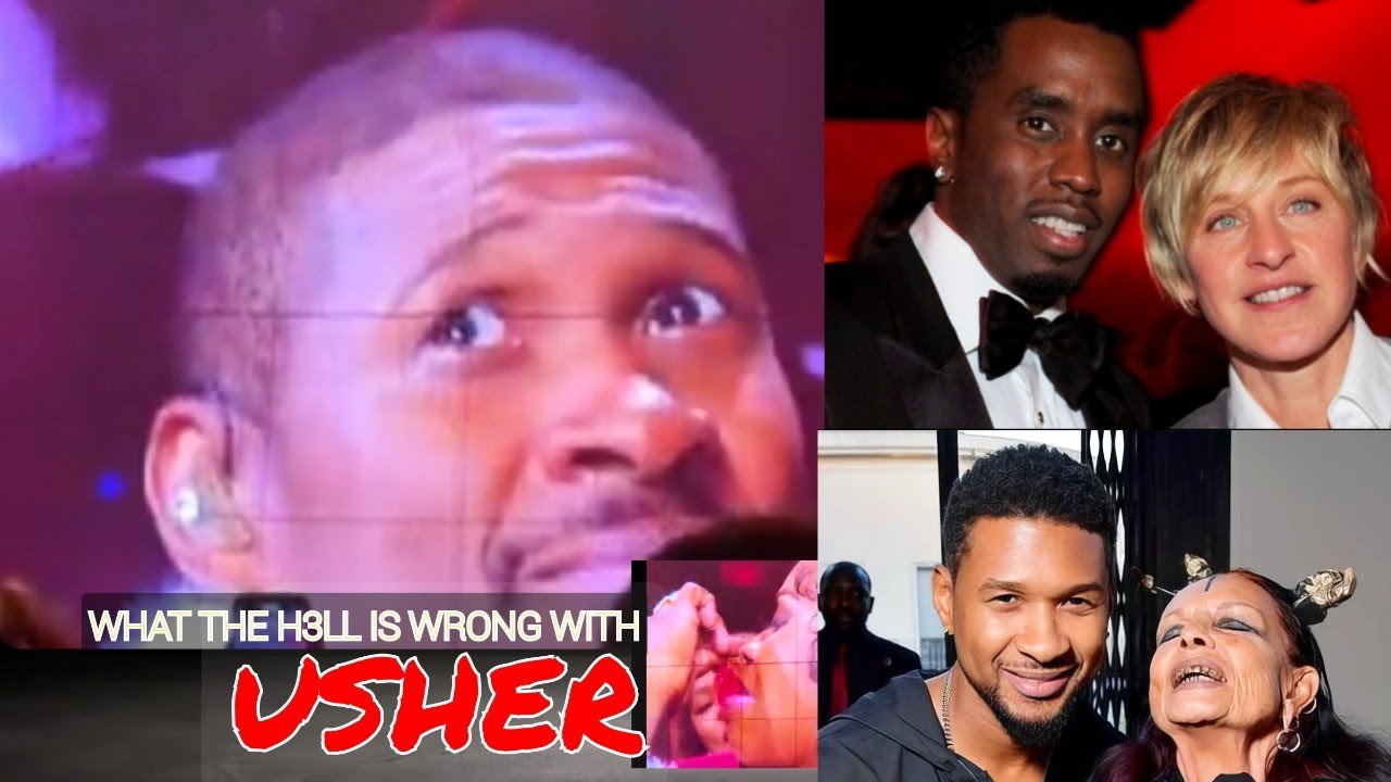 USHER CHERRIES at Concert? USHER's Humiliation/ELLEN DEGENERES Smashed DIDDY?/!ELLEN is The Clue ...