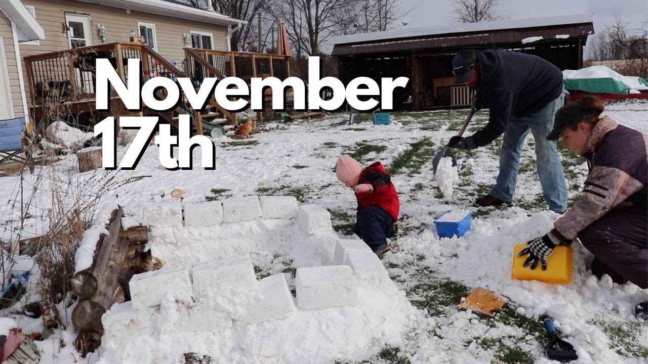 The One Where We Build A Snow Fort - YouTube