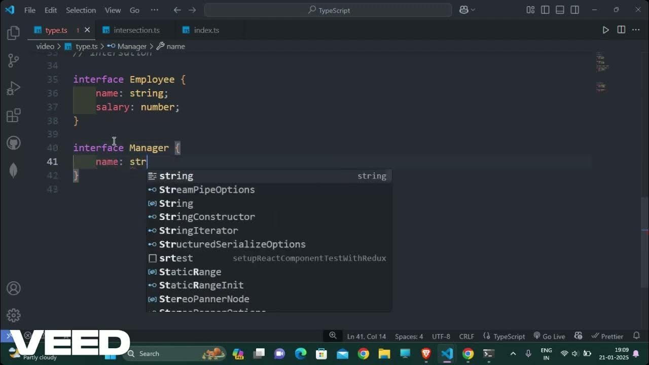 Difference Between Interface and Type in TypeScript | Explained Simply! - YouTube