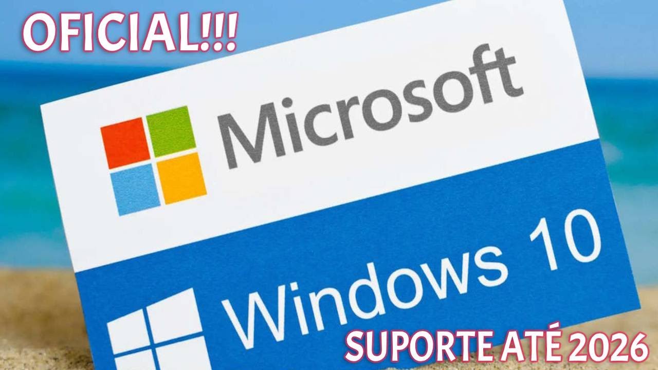 MICROSOFT VOLTA ATRÁS - WINDOWS 10 COM SUPORTE ATÉ 2026 - YouTube