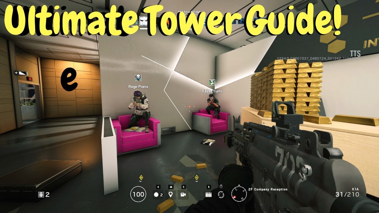 Best Spot on Tower! -Rainbow Six Siege (TTS Gameplay) - YouTube