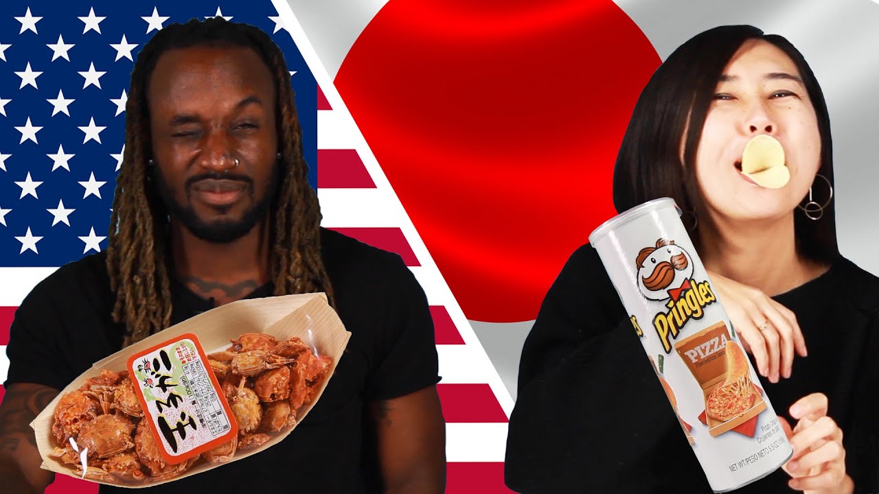 American & Japanese People Swap Snacks - YouTube