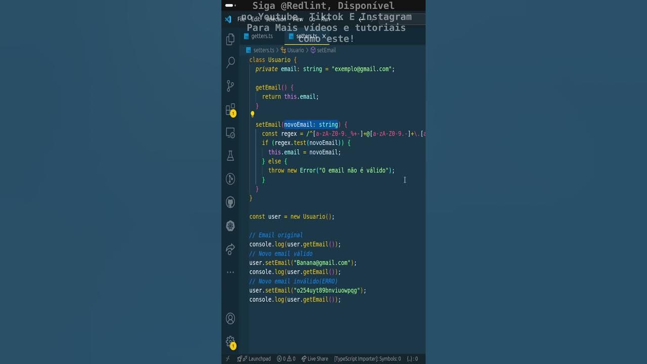 O QUE SÃO MÉTODOS GETTERS E SETTERS EM PROGRAMAÇÃO(PARTE 2)? APRENDA EM ...
