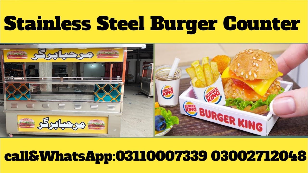 Stainless Steel | Burger Counter - YouTube