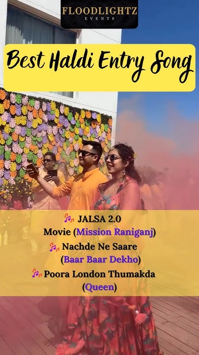 Best Haldi Song 2025 | Best Song For Haldi | Haldi Entry Song | Haldi Entry Songs For Bride ...