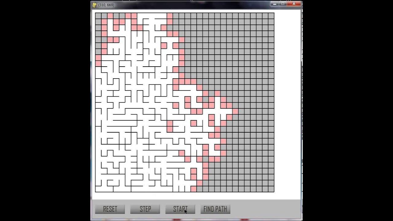 Python + Pygame - Maze generation - YouTube