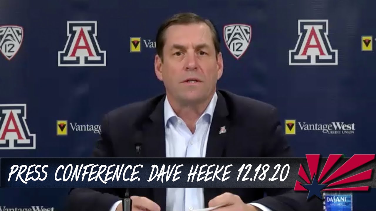 Press conference: AD Dave Heeke updates UA coaching search | Arizona ...