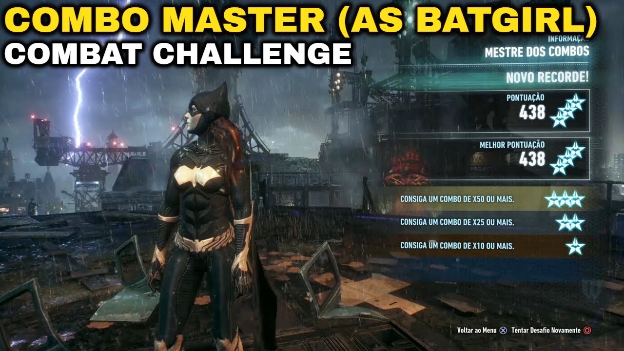 Batman: Arkham Knight - Combo Master (as Batgirl) - Combat Challenge ...