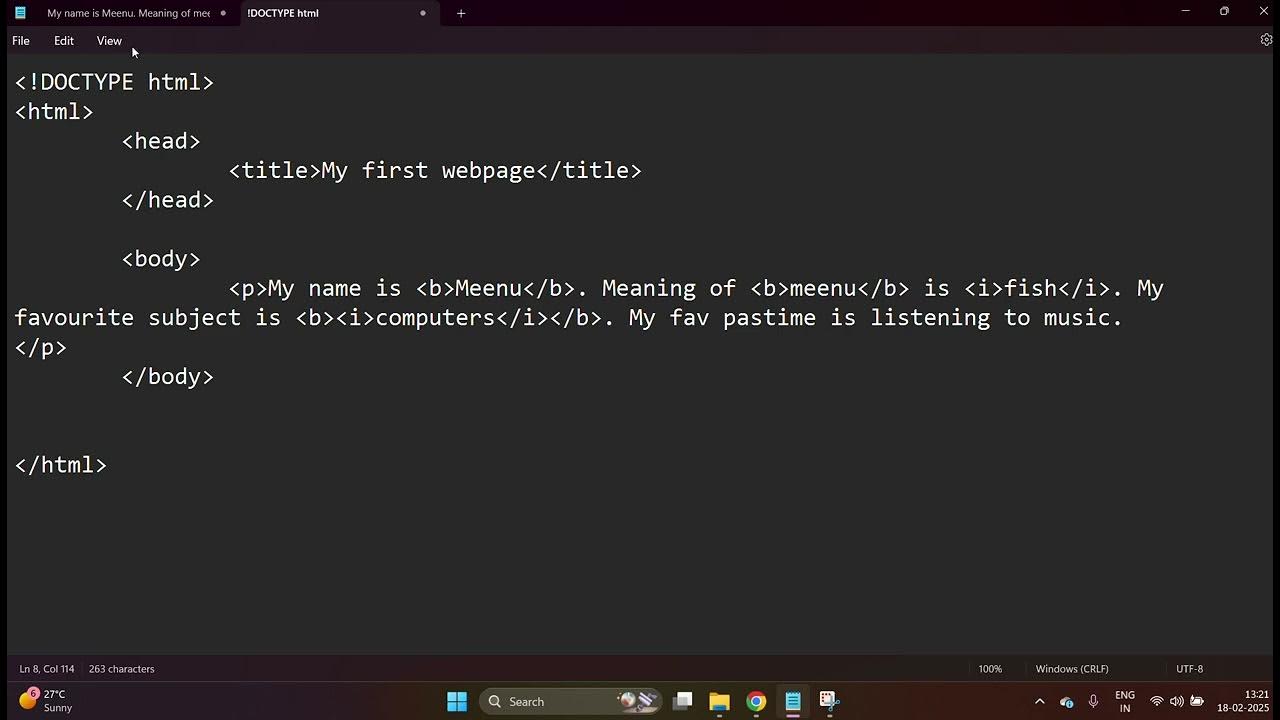 3- HTML Website Designing tutorial - Assignment - YouTube
