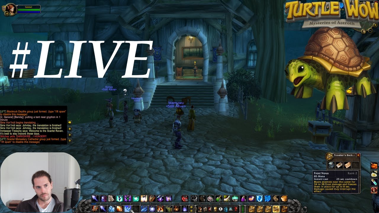 Streamed 31 July 2023 2/2 - 28+ Mage - Immersive Turtle WoW Levelling ...