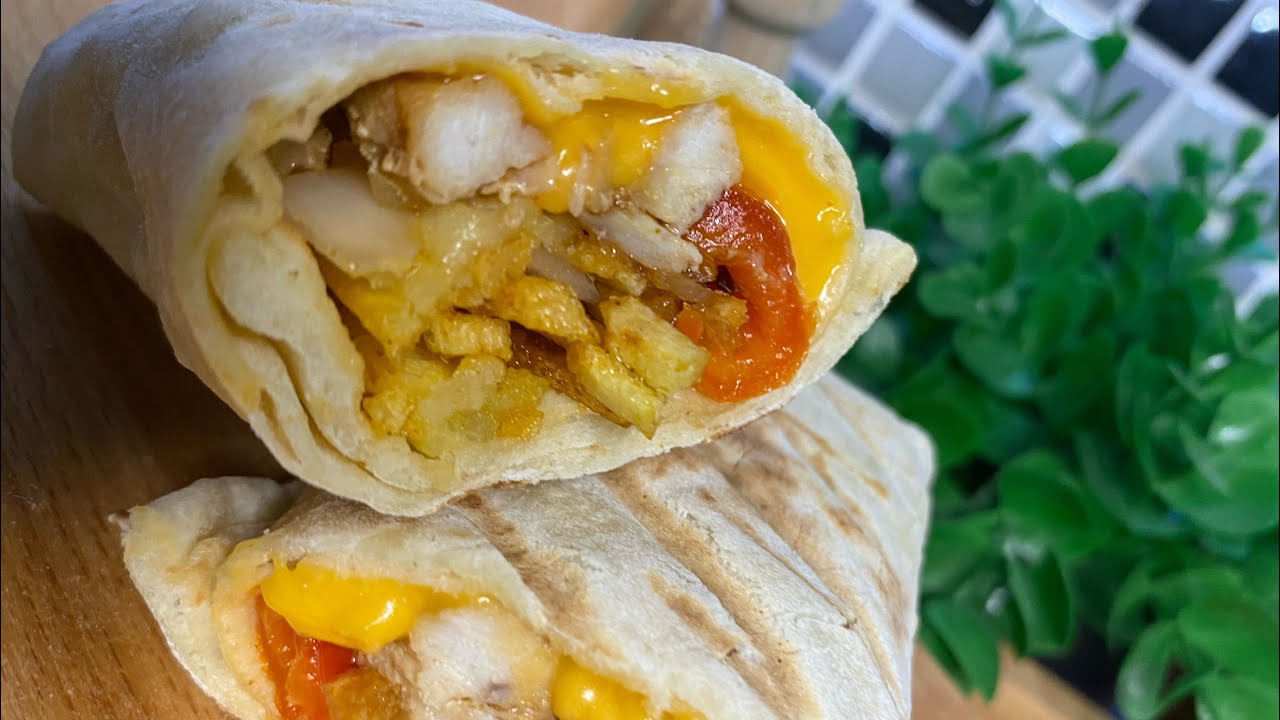 Tavuk Wrap 🌸Tam ölçü Harika Lezzet #tavuk #wrap #kitchen - YouTube