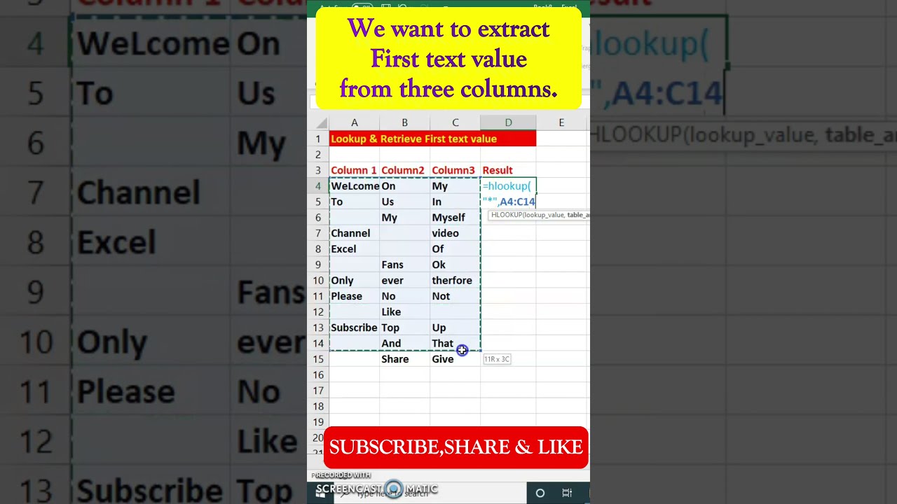Formula To Extract First Text Value In Excel In Hindi Get First Text Value With Hookup Formula To Extract First Text Value In Excel In Hindi Get First Text Value With Hookup