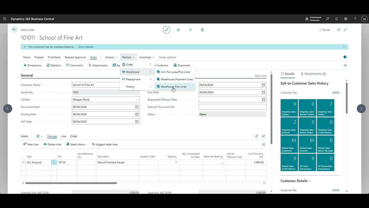 Quote to Cash (Q2C) Process in Business Central - YouTube